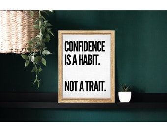 Body Confidence Beauty Art Print Printable DIY Abstract - Etsy
