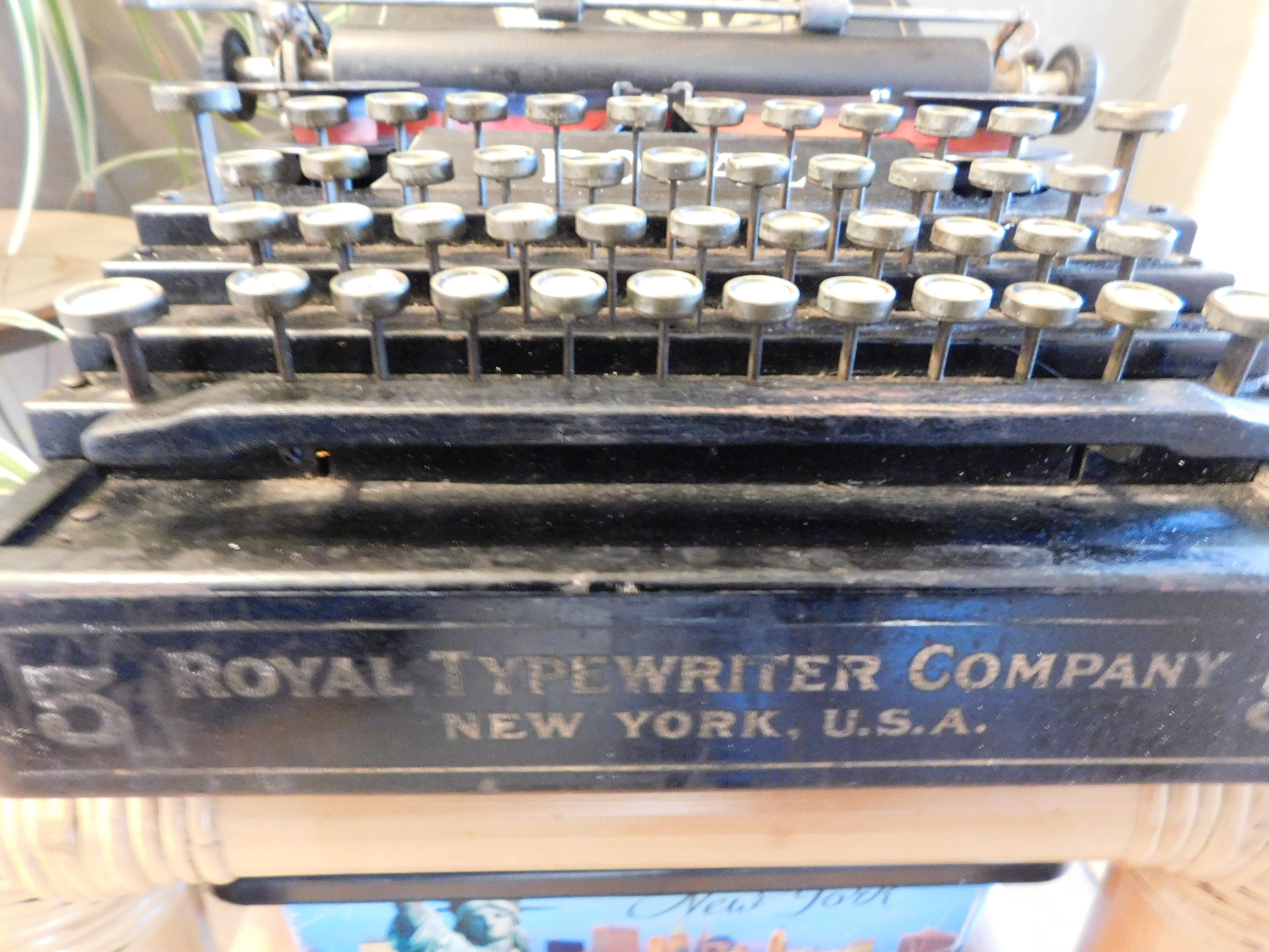ROYAL 5 New York Typewriter 1910s for Decoration or Repair. - Etsy