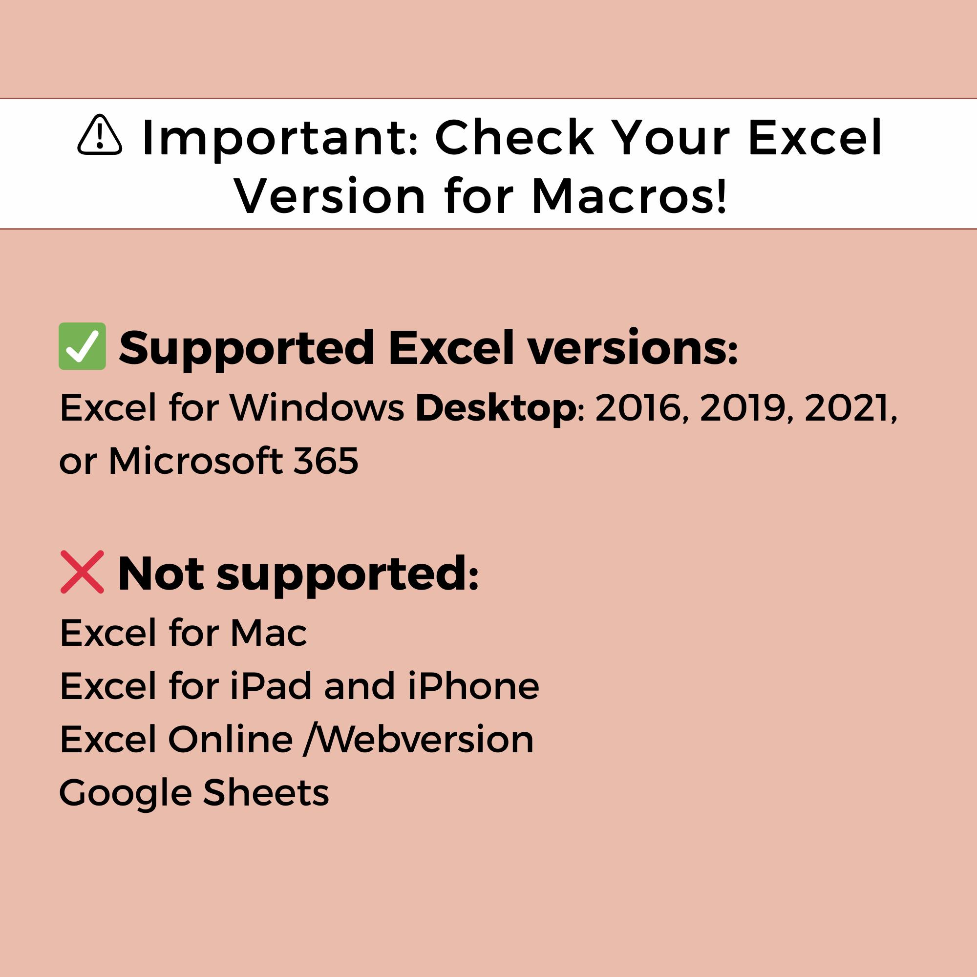 Clickable Mosaic Crochet Pattern Generator Grid Excel Macros Enabled ...