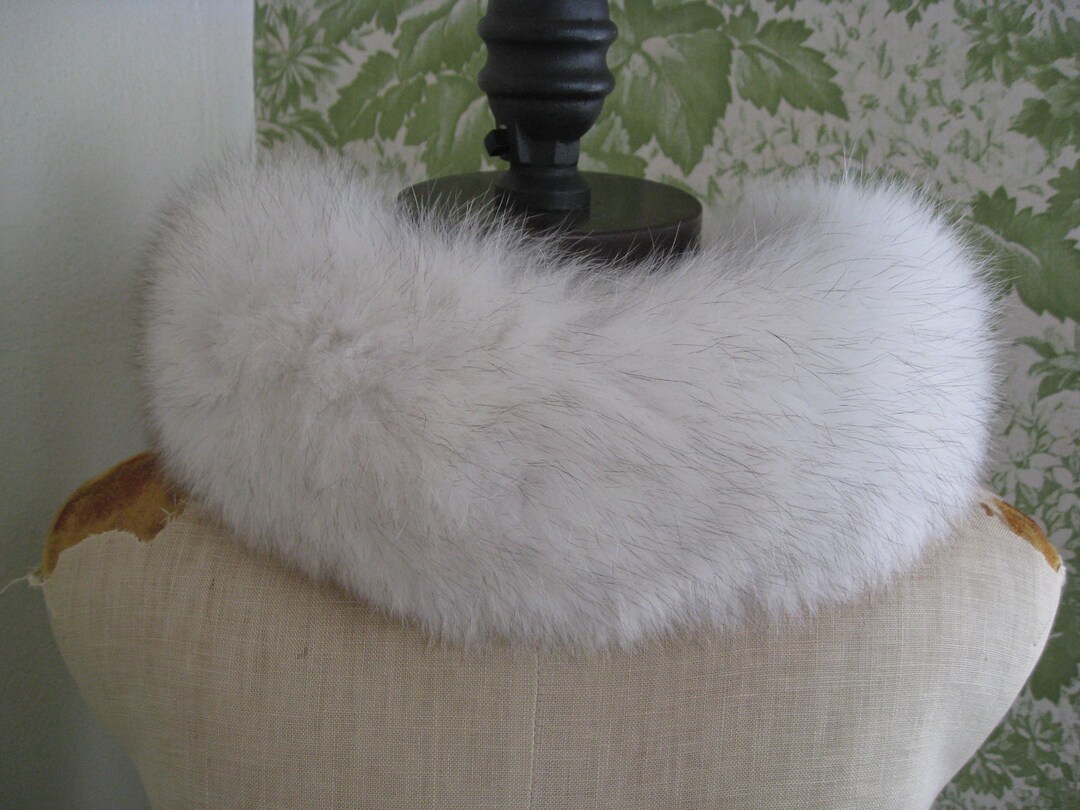 Real Blue Norwegian Fox Fur Headband Adjustable - Etsy