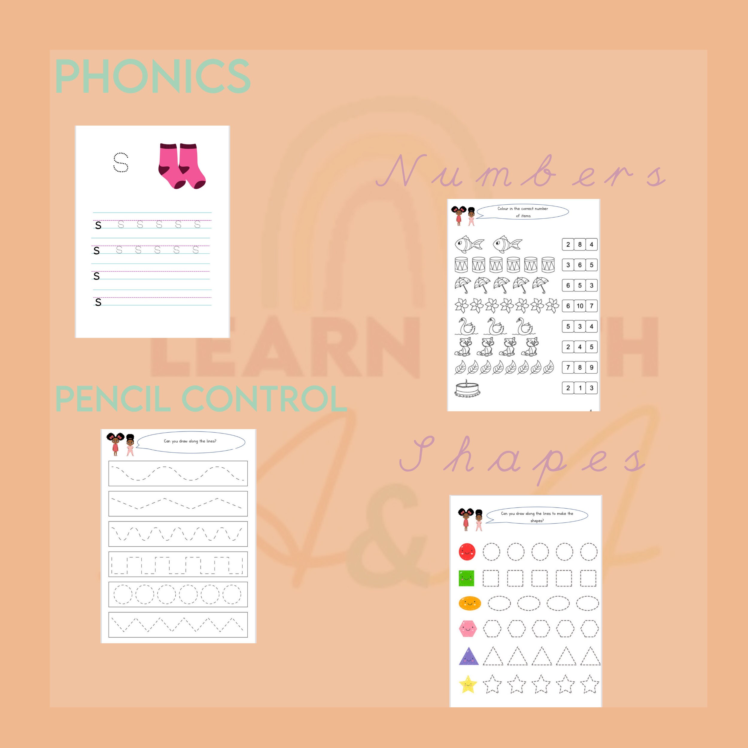 Worksheets Created by an Early Years Professional, Whether You Are Home ...