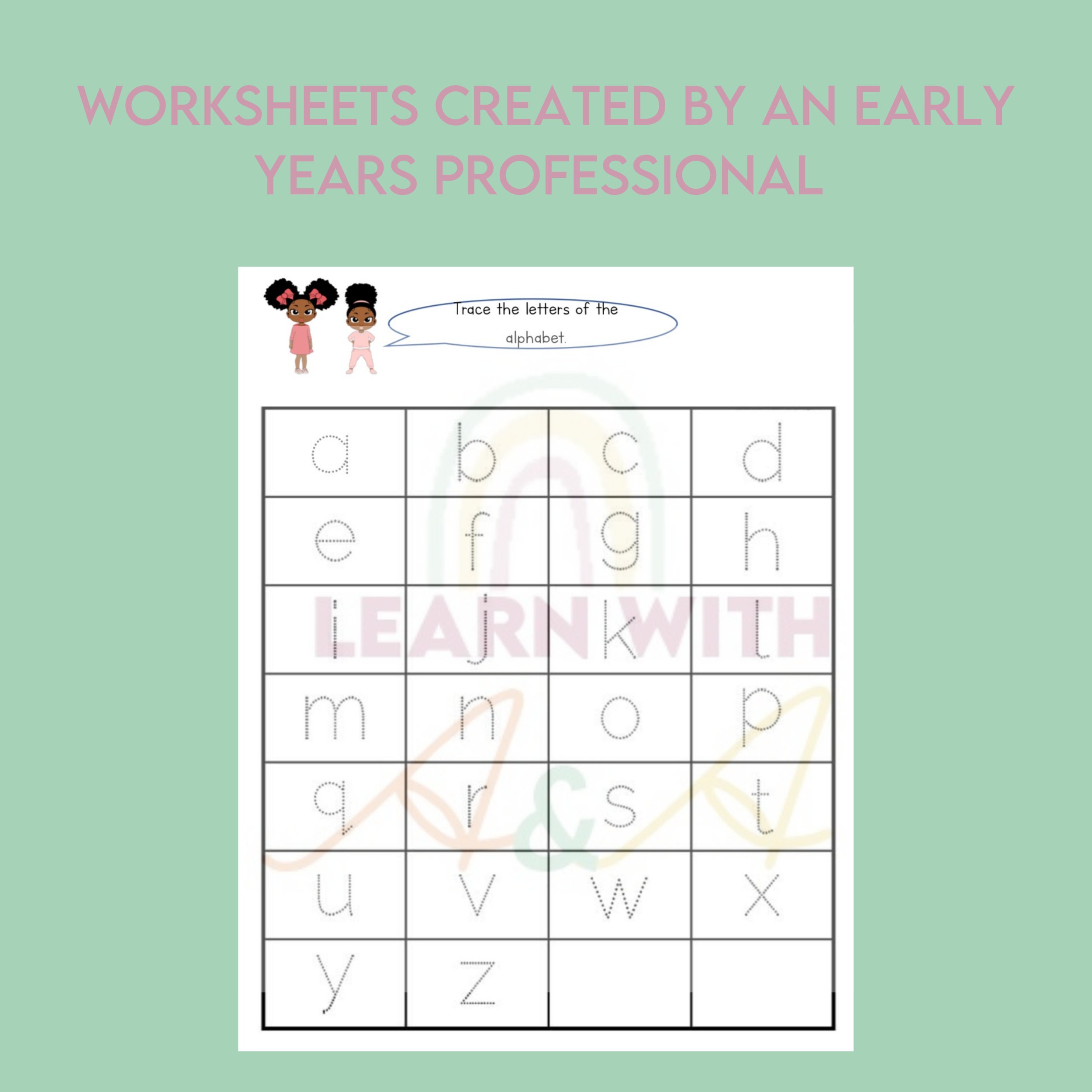 Worksheets Created by an Early Years Professional, Whether You Are Home ...
