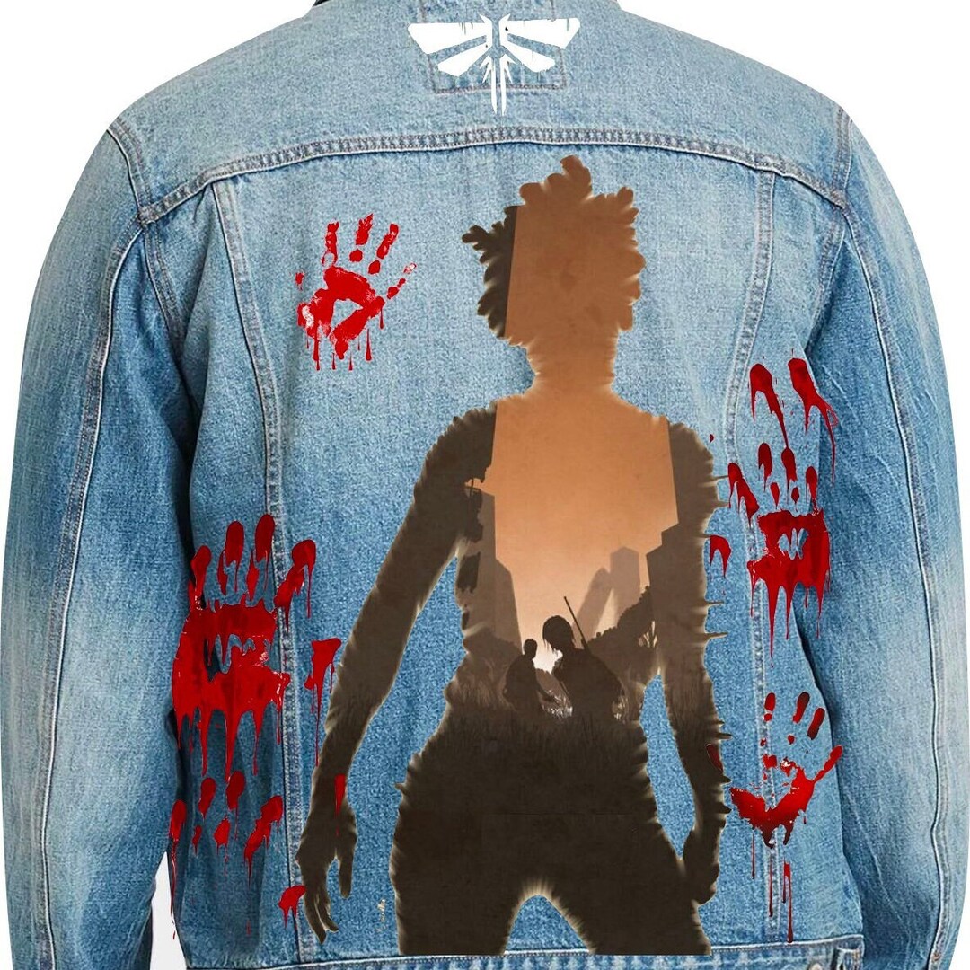 Custom the Last of Us Zombie Apocalypse Hand-painted Denim Jackets ...