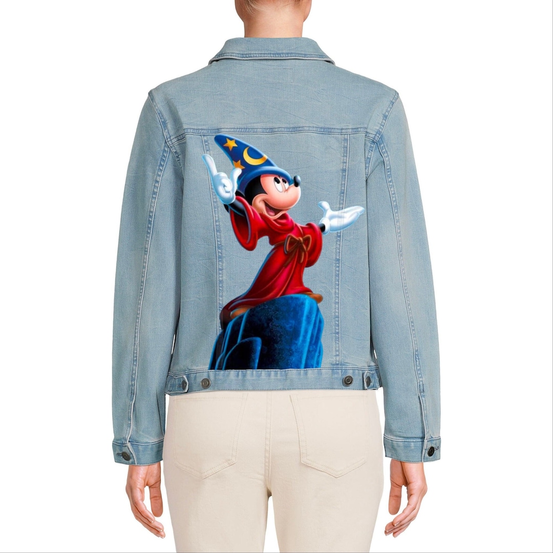 Mickey Mouse Hand-painted Jacket Disney Custom Design Disney Jean ...