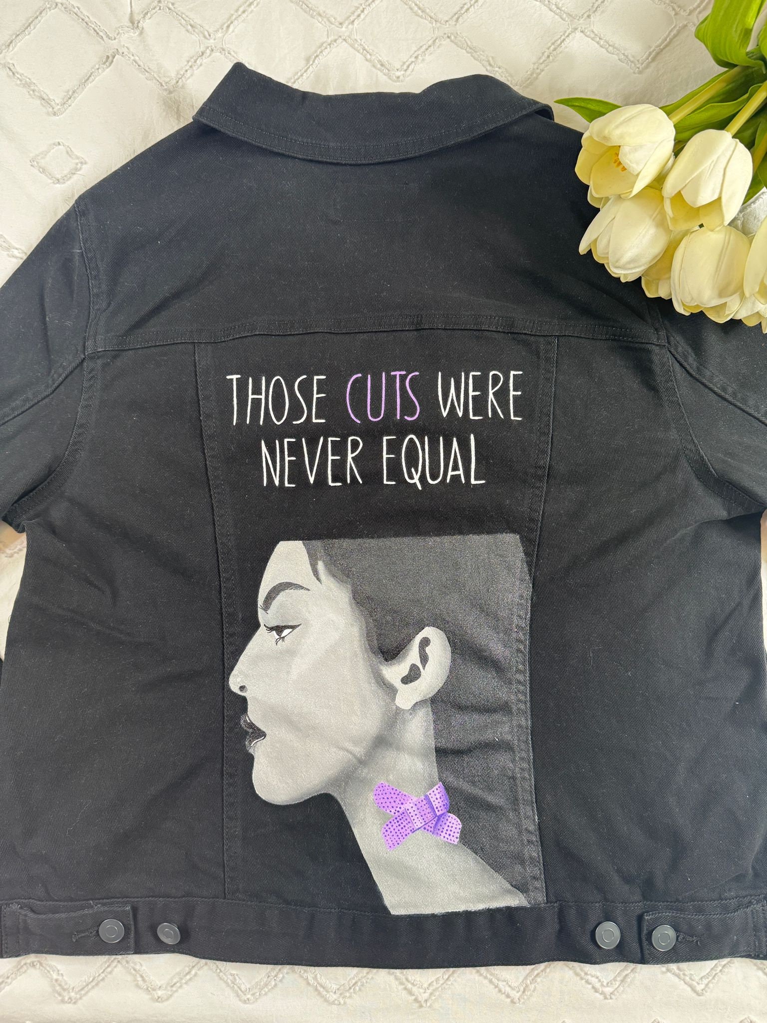 Custom Hand-painted Jackets, Custom Jean Jacket, Iconic Design Inspired ...