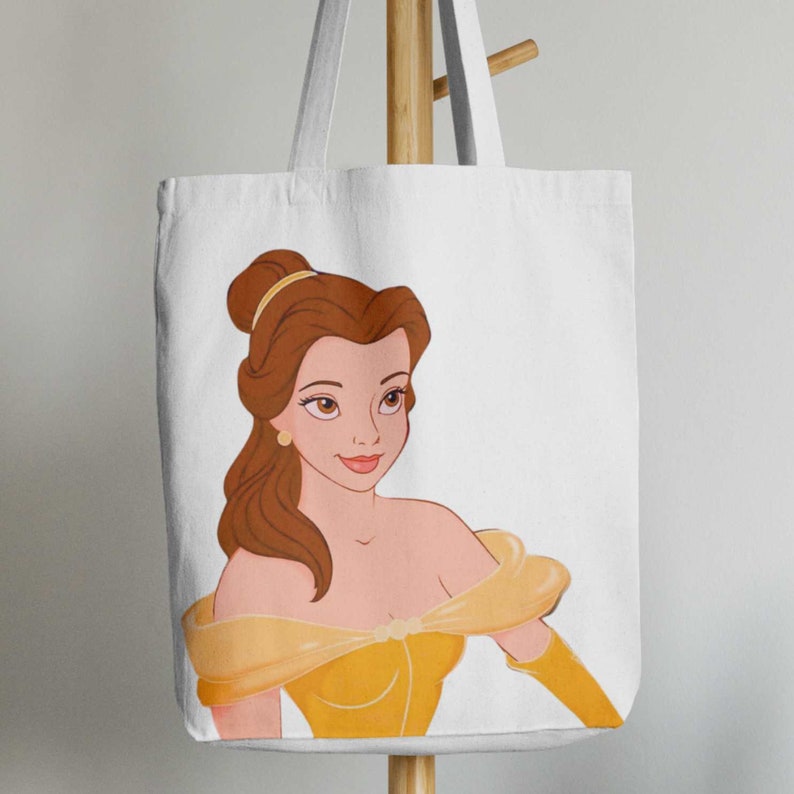 Hand-painted Disney Castle Tote Bag, Custom Canvas Bag, Disney Castle ...