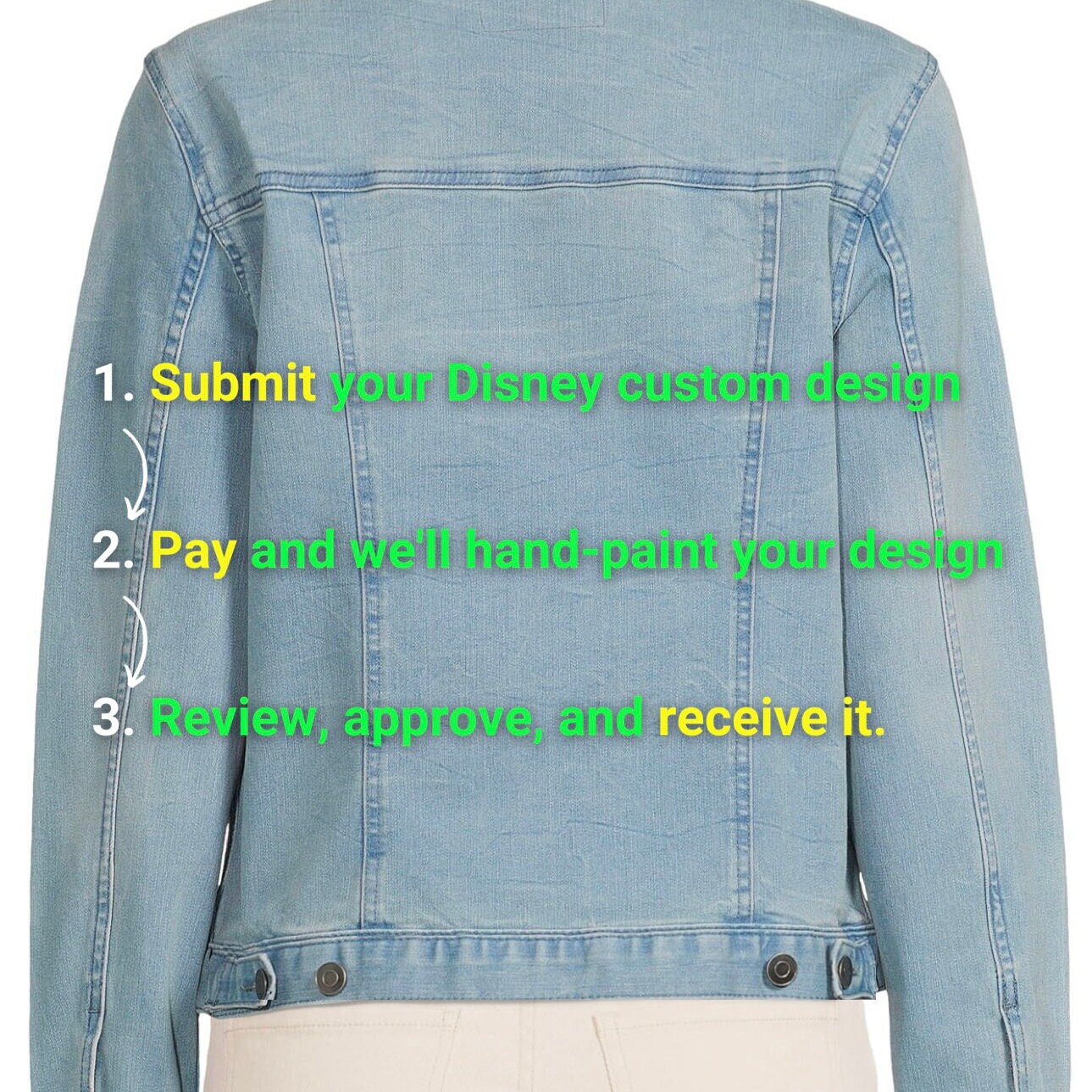Hand Painted Olivia Rodrigo Jean Jacket Custom Design, Hand Painted Jacket, Denim Jacket, Sour ...