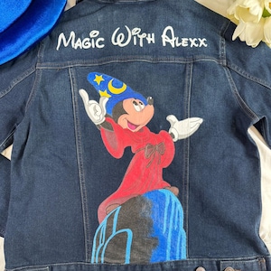 Cinderella Castle Hand-painted Jacket - Disney Custom Design | Disney ...