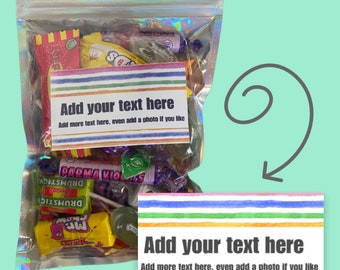 Personalised Sweet Bags - Etsy UK
