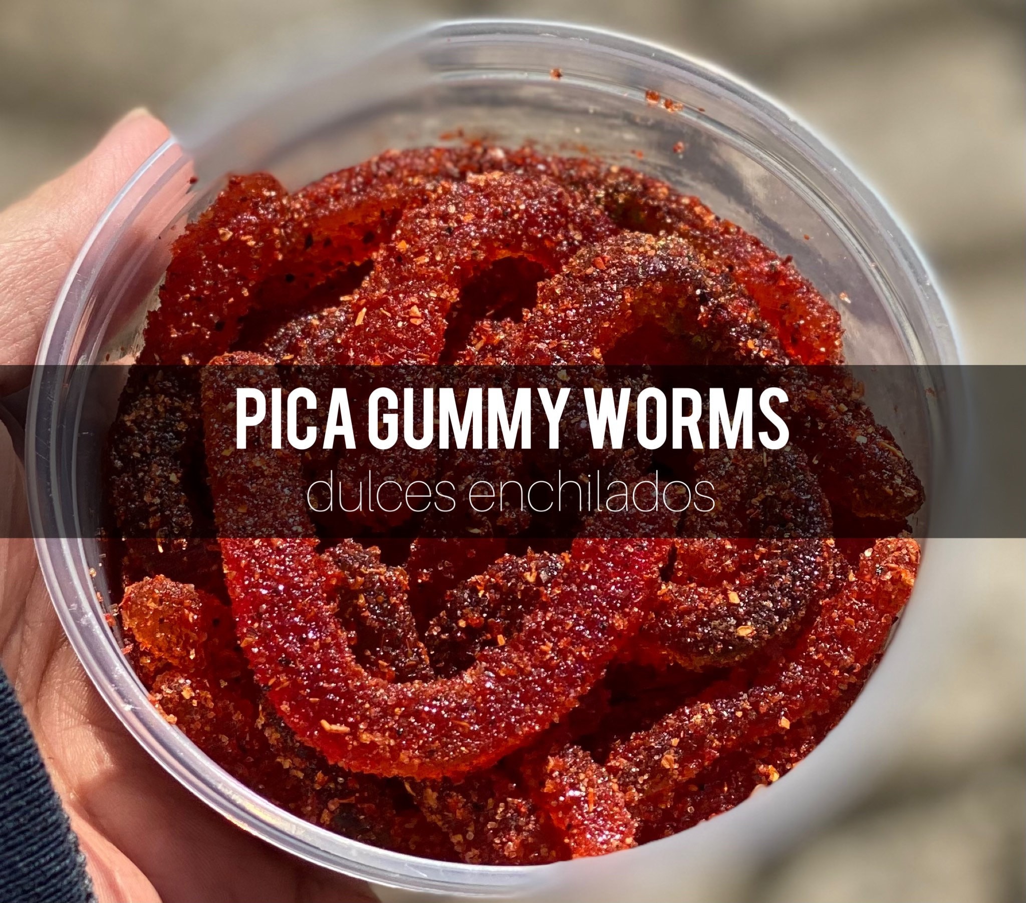 Spicy Chamoy Candy Pica Gummy Worms - Etsy