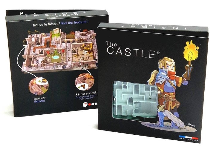 Inside3 Legends Series the Castle Handheld Labyrinth Puzzle Brainteaser ...