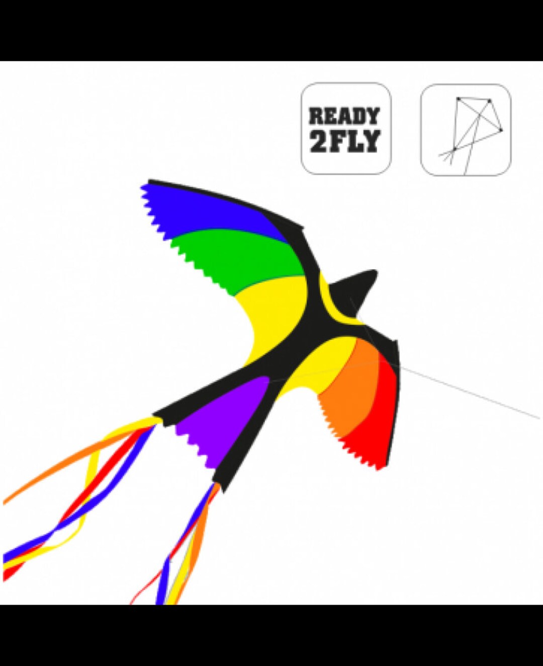 Wolkensturmer Bonny Bird Kite - Etsy