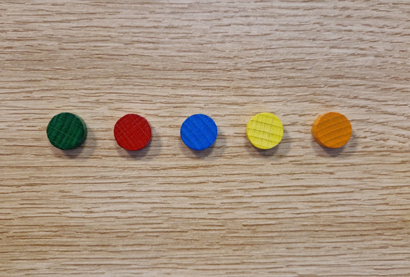 105pc Handmade Wooden Counters 15mm Circle 60pc Wooden Blocks 10mm 5pcs ...