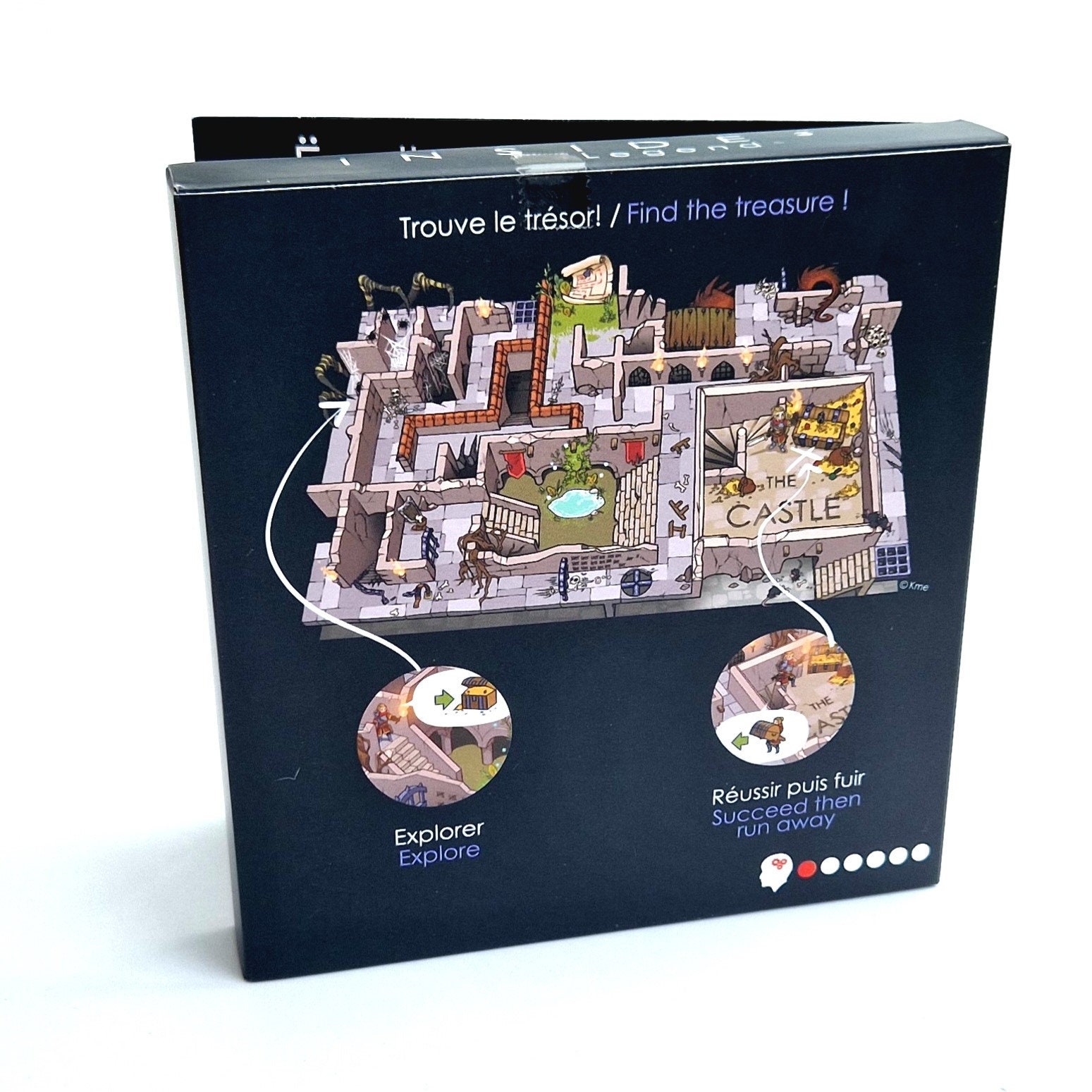 Inside3 Legends Series the Castle Handheld Labyrinth Puzzle Brainteaser ...