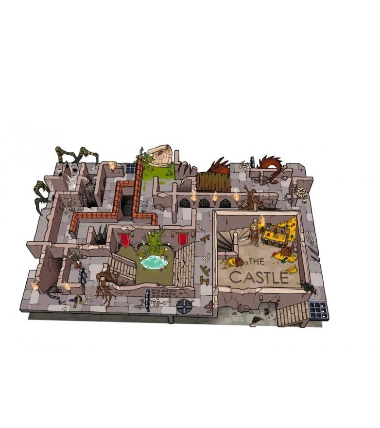 Inside3 Legends Series the Castle Handheld Labyrinth Puzzle Brainteaser ...