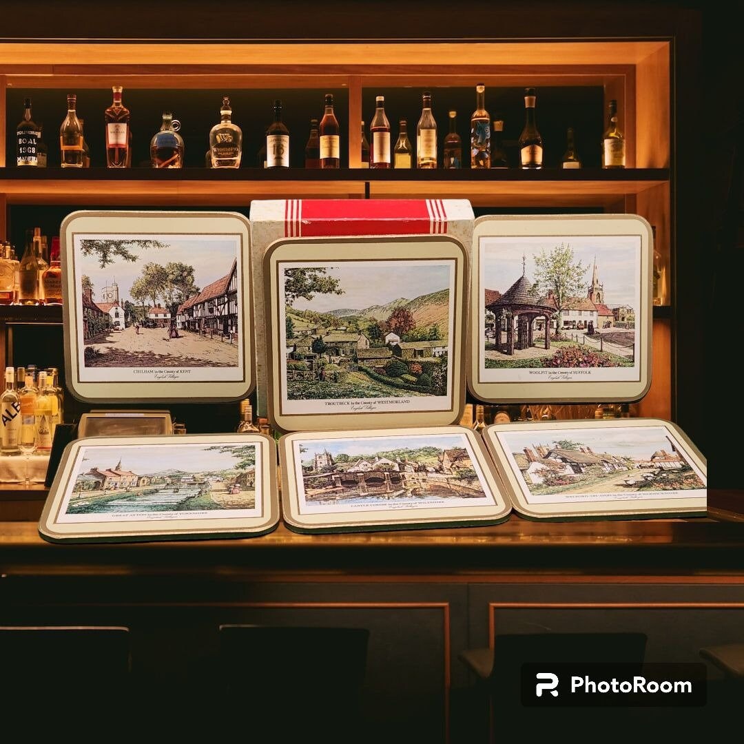 Vintage Pimpernel Boxed Coasters Set of Six of 5 English - Etsy