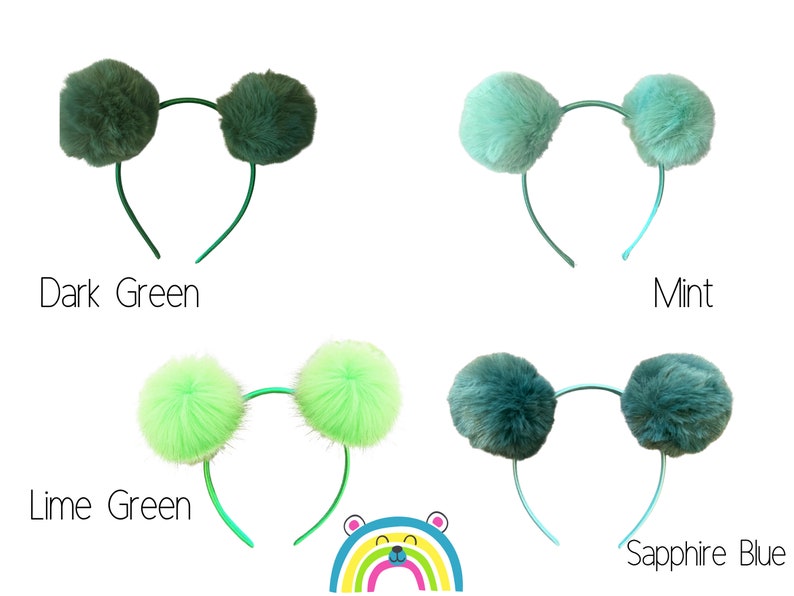 Animal Bear Ears // Halloween Fuzzy Ear Headband // Pooh Bear - Etsy