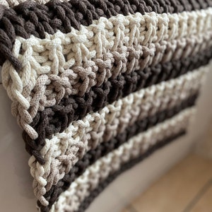 Knitted Bath Mat Pattern - Etsy