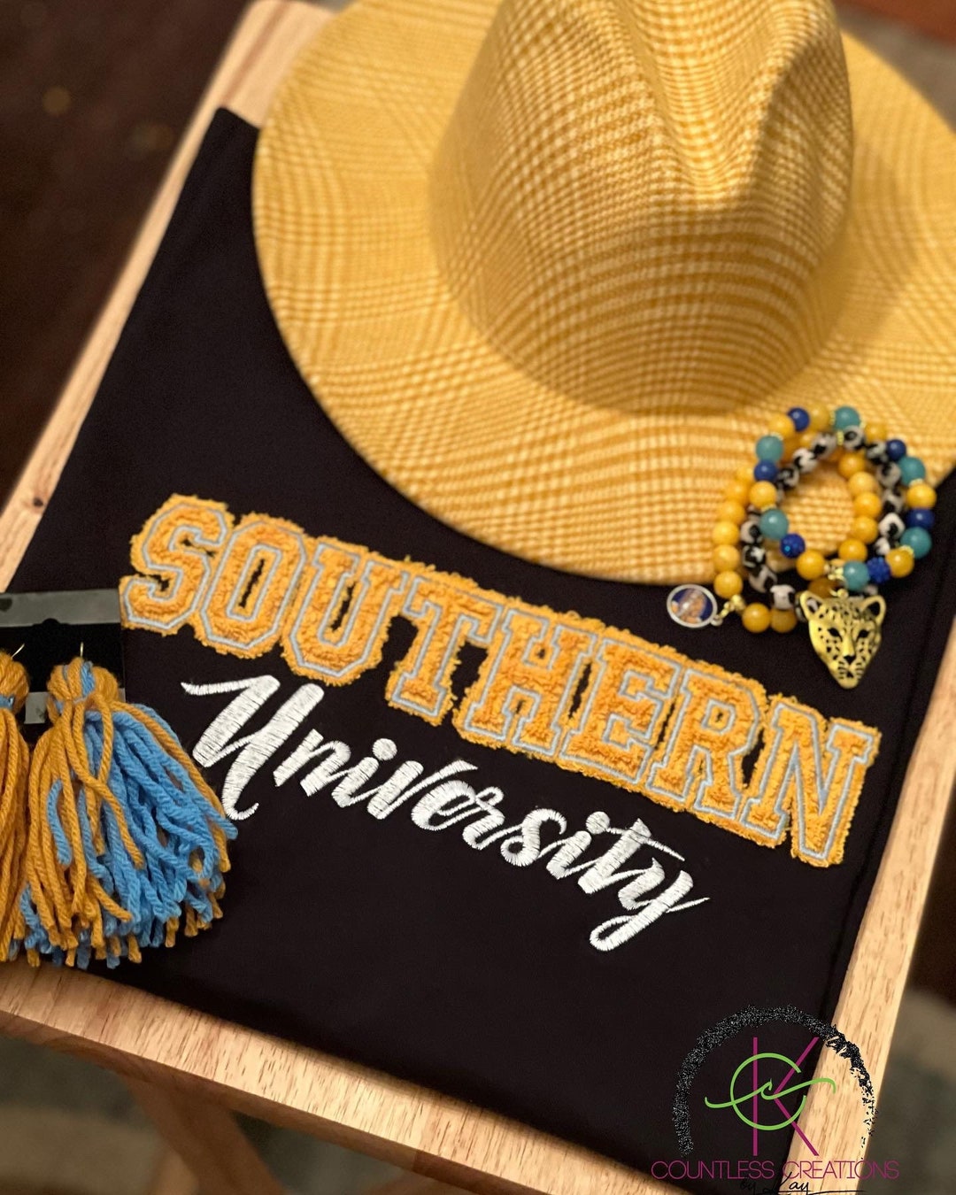 Southern University Tee, Southern University Embroidered Shirt ...