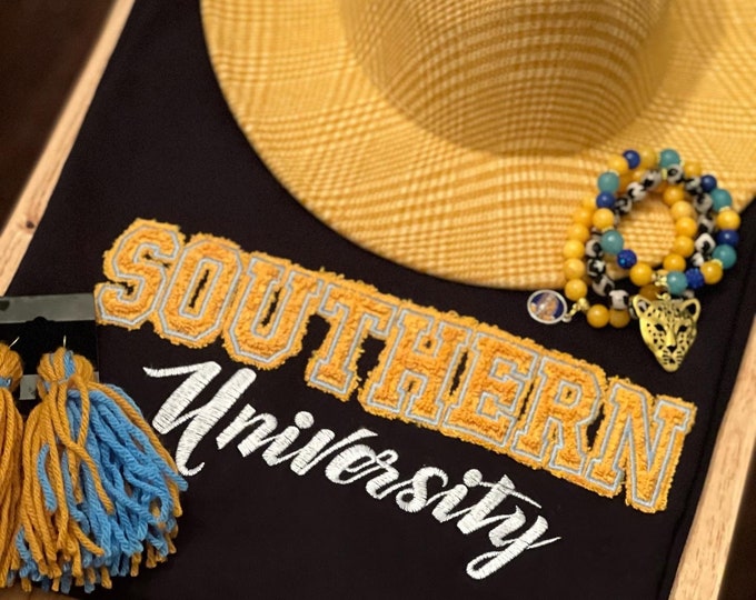 Southern University Tee, Southern University Embroidered Shirt ...