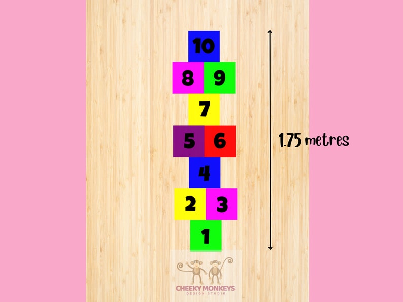 Number Hopscotch Sensory Path Floor Decal Self Regulation School ...