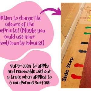 Side Step Shoeprints Sensory Path Floor Decal Self Regulation - Etsy