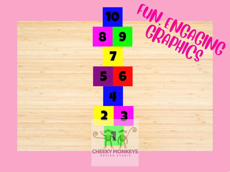 Number Hopscotch Sensory Path Digital Download Floor Decal Cricut SVG ...