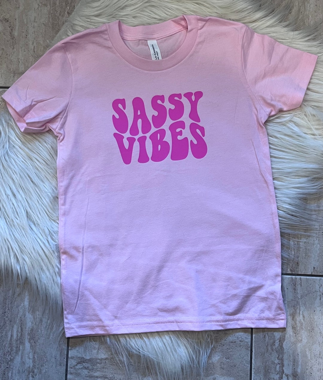 Sassy Vibes Shirt: Bella Canvas Cotton-blend Tee - Etsy