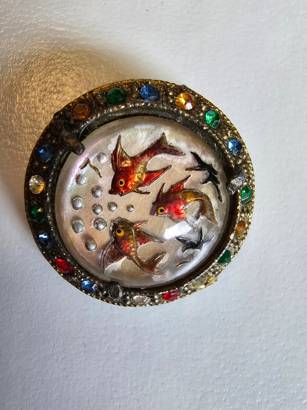 Antique C-clasp Lapel Pin - Etsy