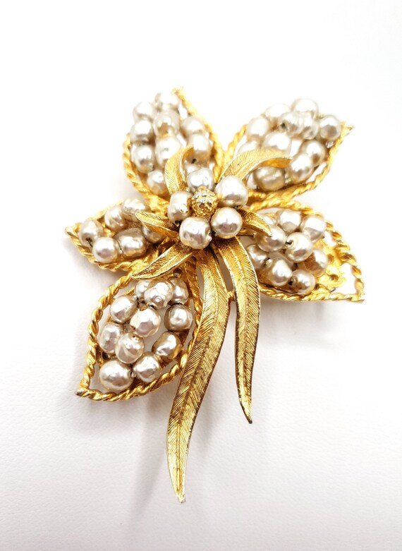 Mid-century Judith McCann wing back earrings clear & … - Gem