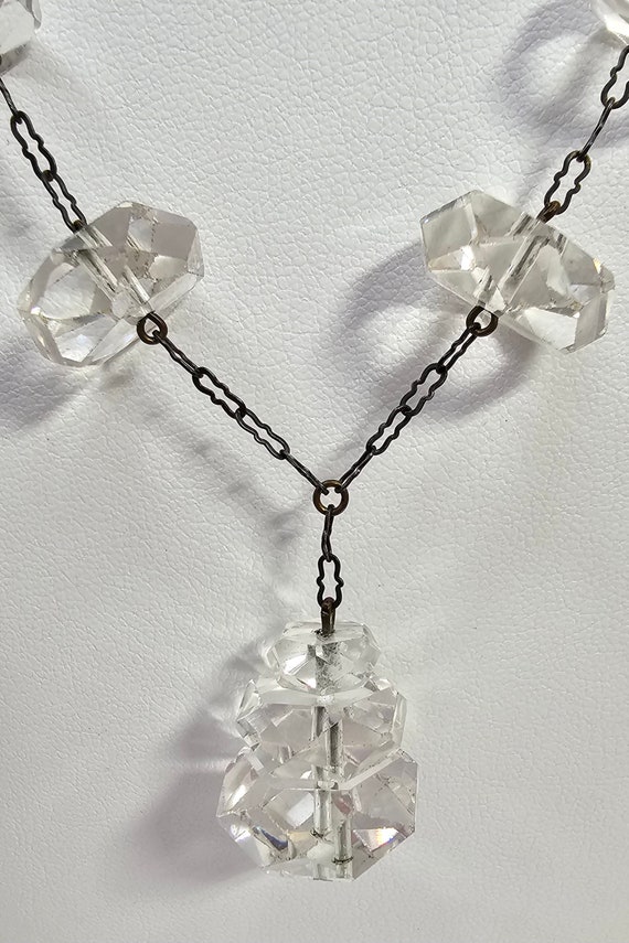 Victorian Crystal Necklace - Gem