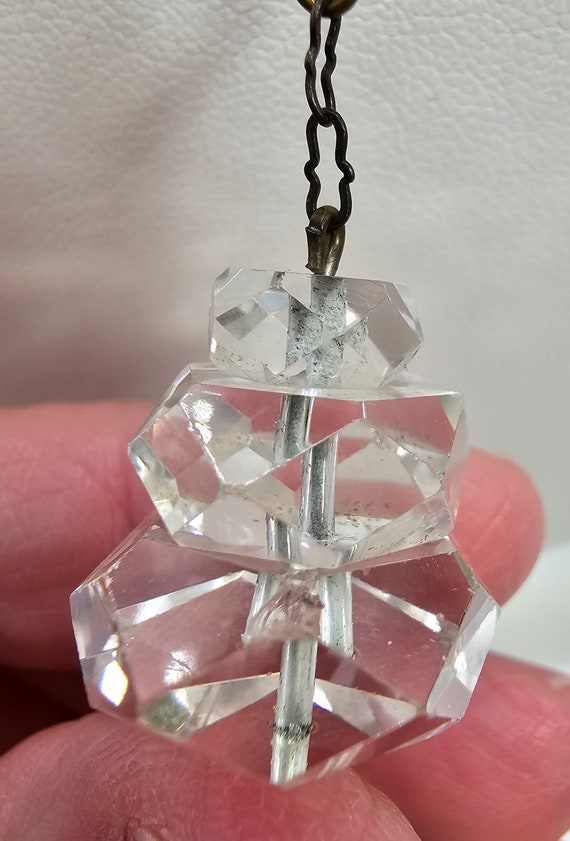 Victorian Crystal Necklace - Gem
