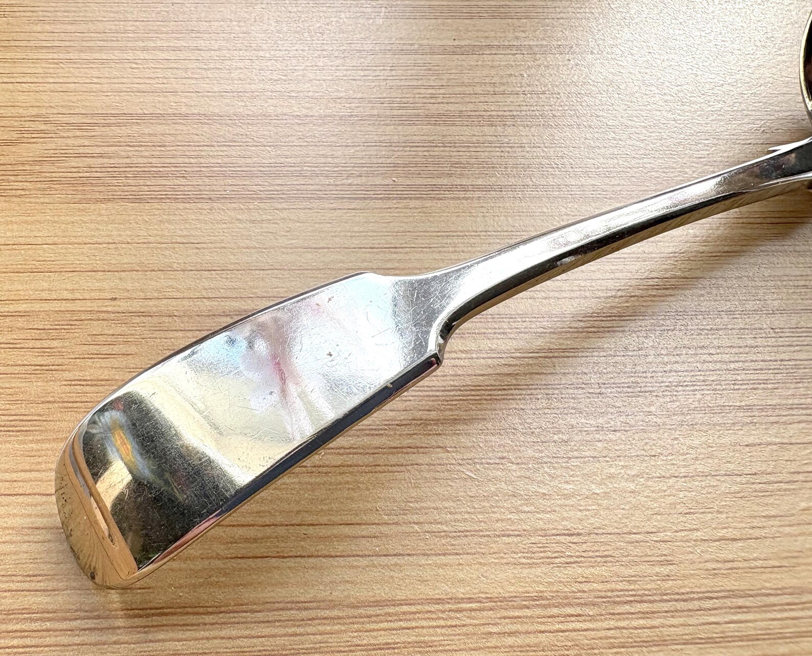 Antique Fiddle Pattern Silver Plated Sauce Ladle, Cream Ladle, Small ...