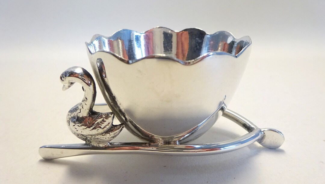 Vintage Silver Plated Toothpick Holder, Wishbone and Swan Design - Etsy