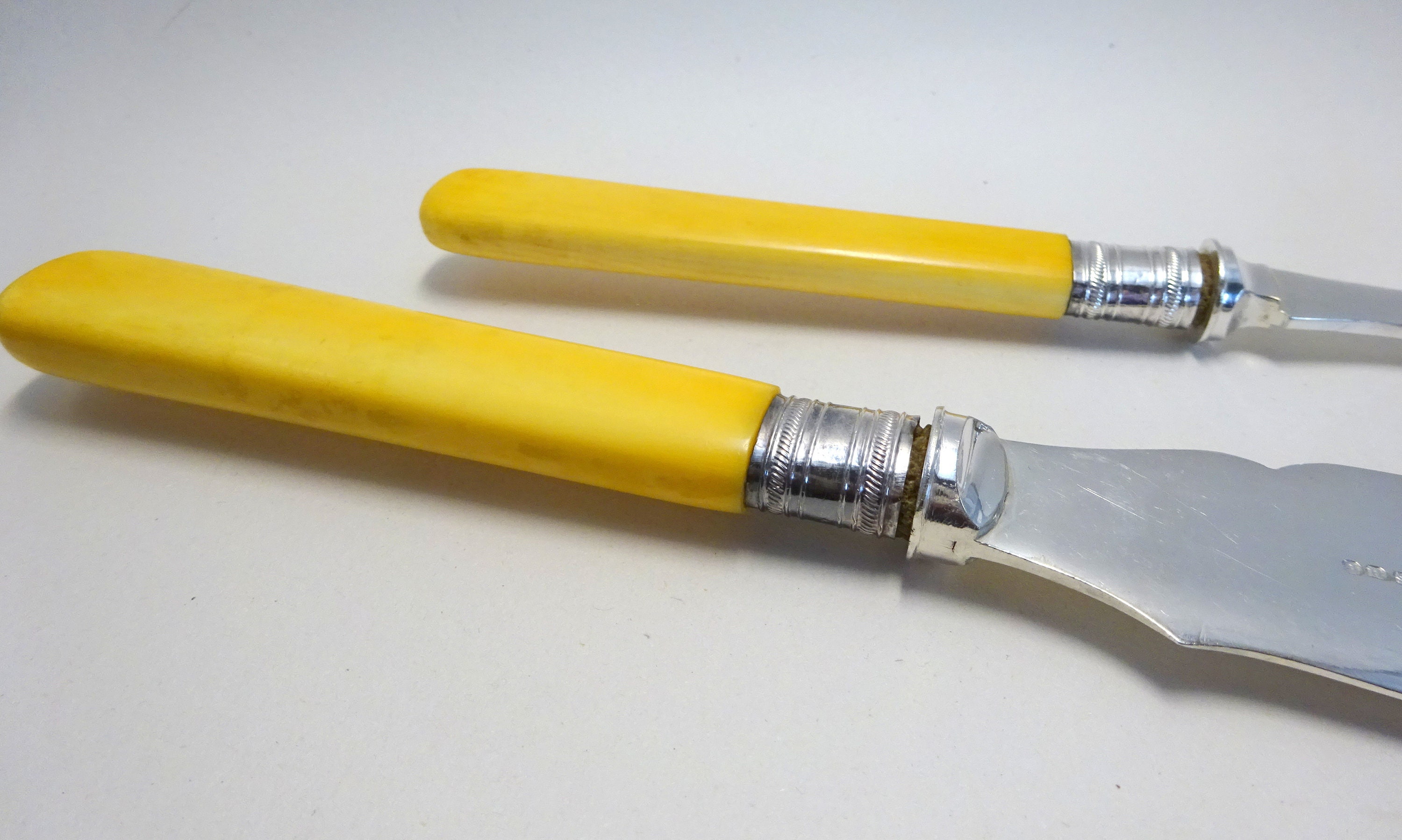 Antique Fish Servers Salmon Servers Engraved English Rose & - Etsy