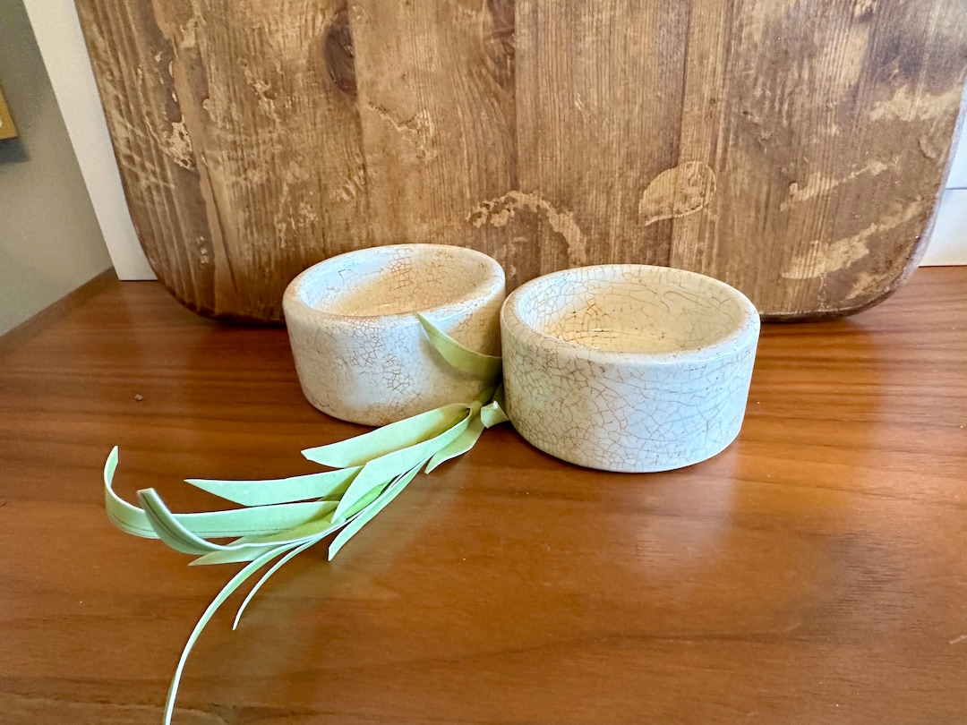 Rare Chunky English Ironstone Paste Pots English - Etsy