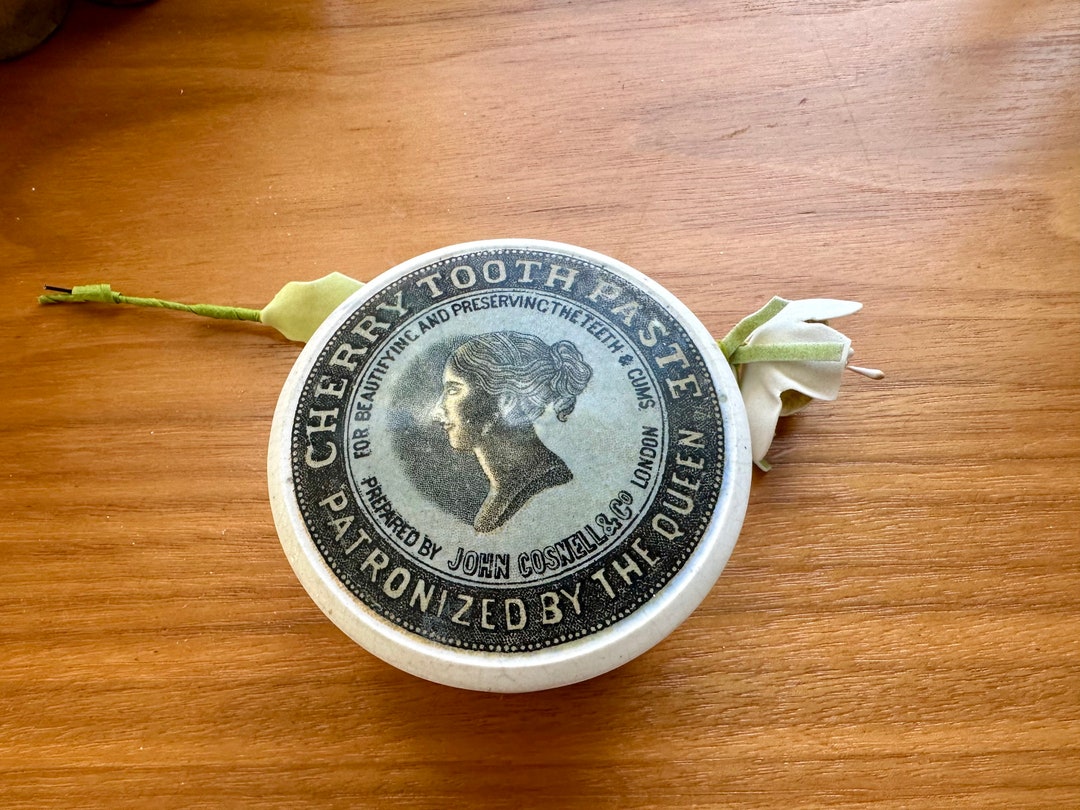 Antique English Ironstone John Cosnell & CO Cherry Toothpaste ...