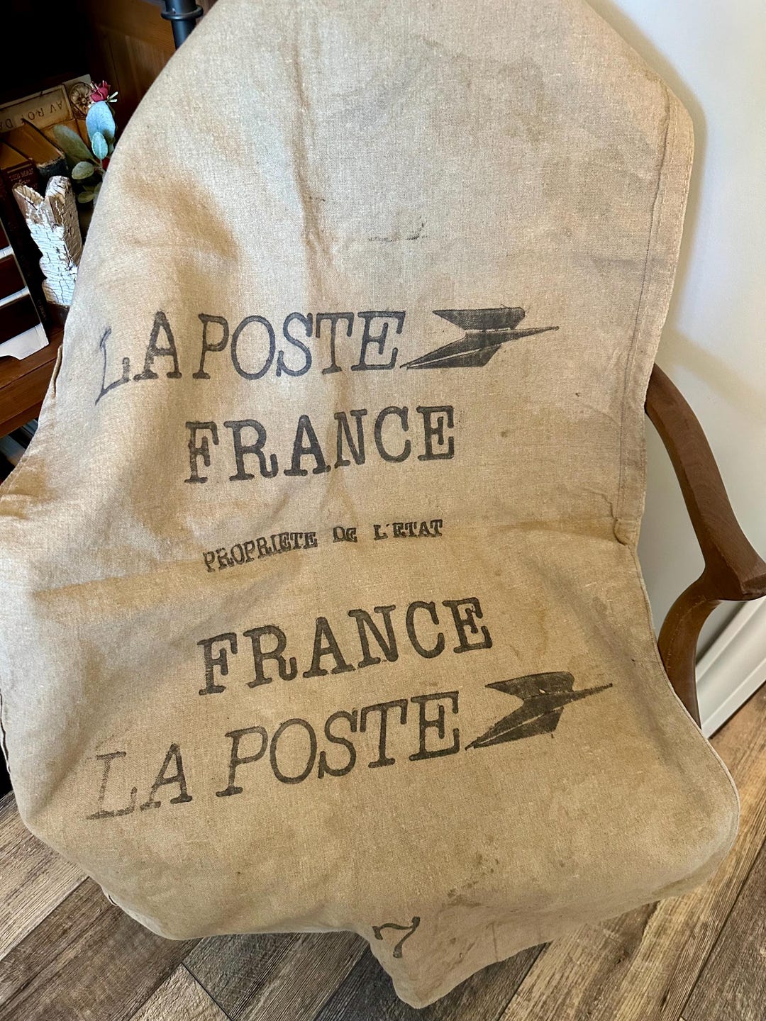 Vintage French - Postal Sack - - Etsy