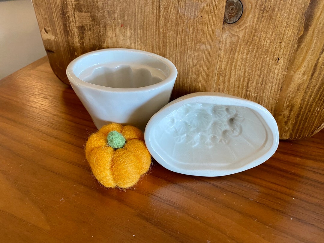 Vintage - Tiered - Individual Pudding - Molds - White Ironstone ...