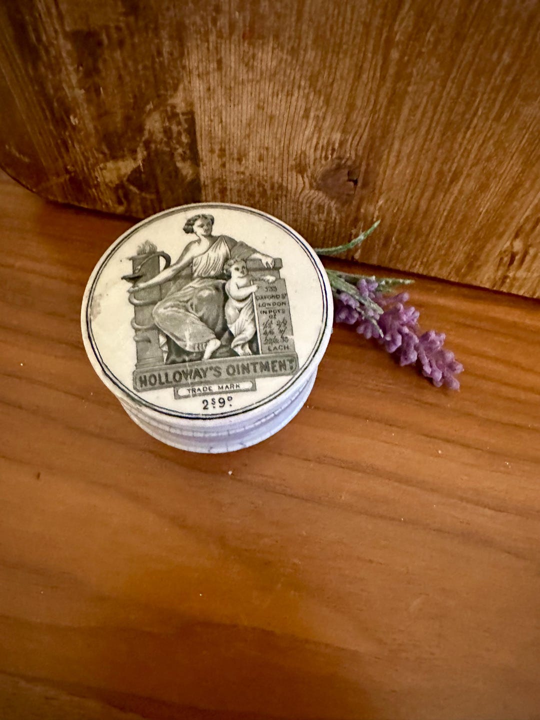 Antique English Ironstone Holloway's Ointment Pot With Lid - Etsy
