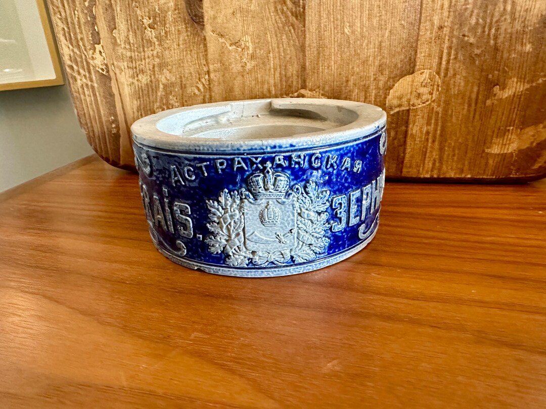 Rare Antique Vintage Russian Caviar Pot Caviar Frais Unique One of a ...