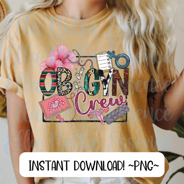Obgyn Crew Png - Etsy