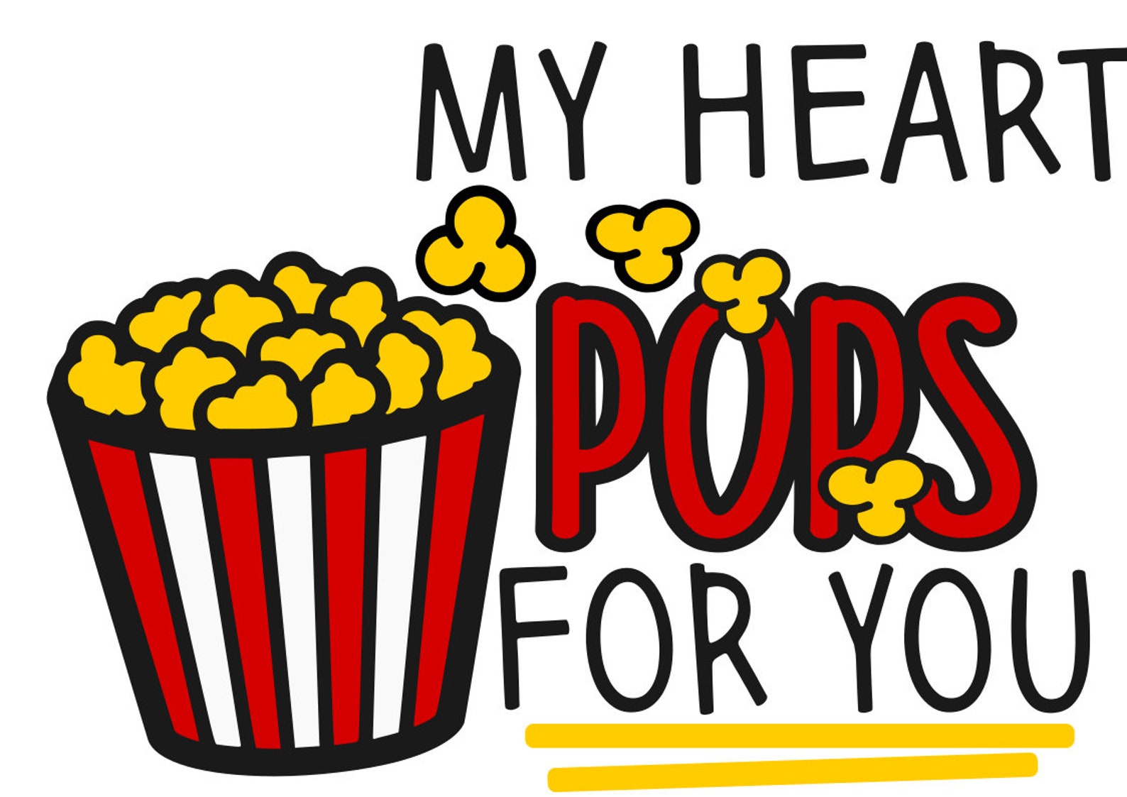 My Heart POPS for You SVG, Funny Svg, Valentine's Day Svg, Valentine ...