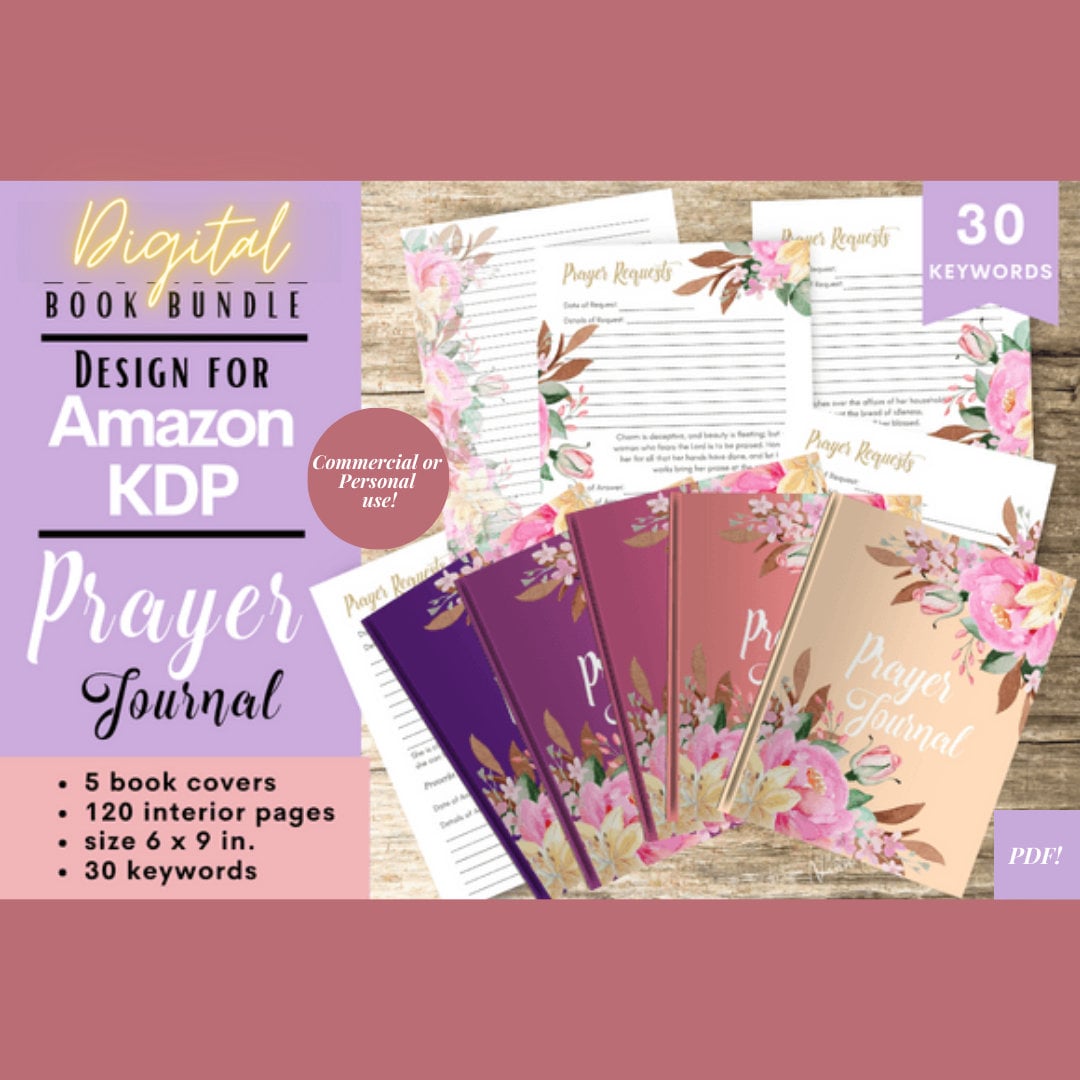 KDP Ready Digital PDF Printable Prayer Planner, Digital Prayer Journal ...