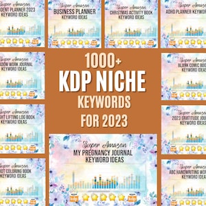 1000+ KDP NICHE Keywords for 2023 - Etsy