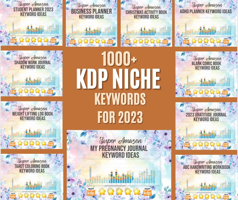 1000+ KDP NICHE Keywords for 2023 - Etsy