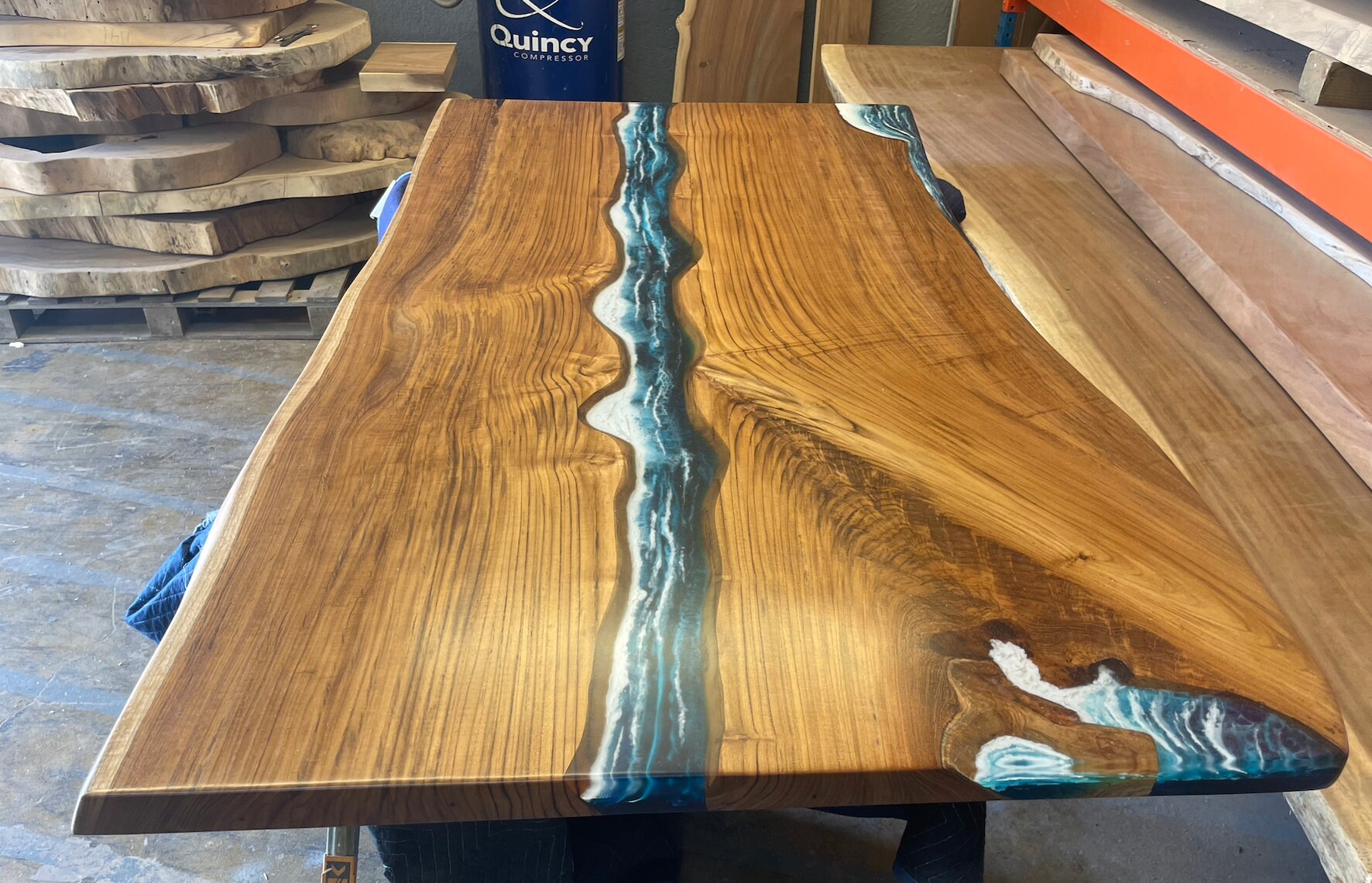 Ocean Theme Tables ~ Live Edge ~ River Table ~epoxy Resin - Etsy
