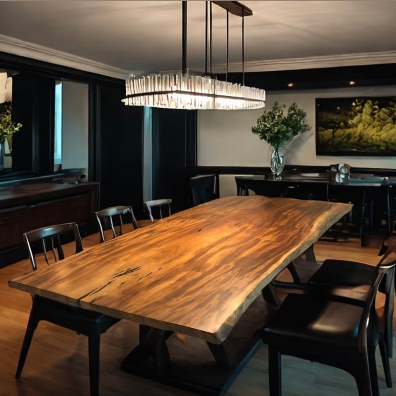 Live Edge Dining Table - Etsy