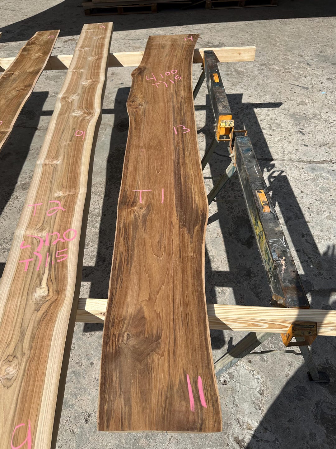 Teak Board ~ Perfect for Any DIY Project! 100"l X 11"-14"w at 1.5 ...