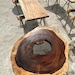 Monkey Pod Round Wood Coffee Table Dining Table 45 at 2.75thick - Etsy